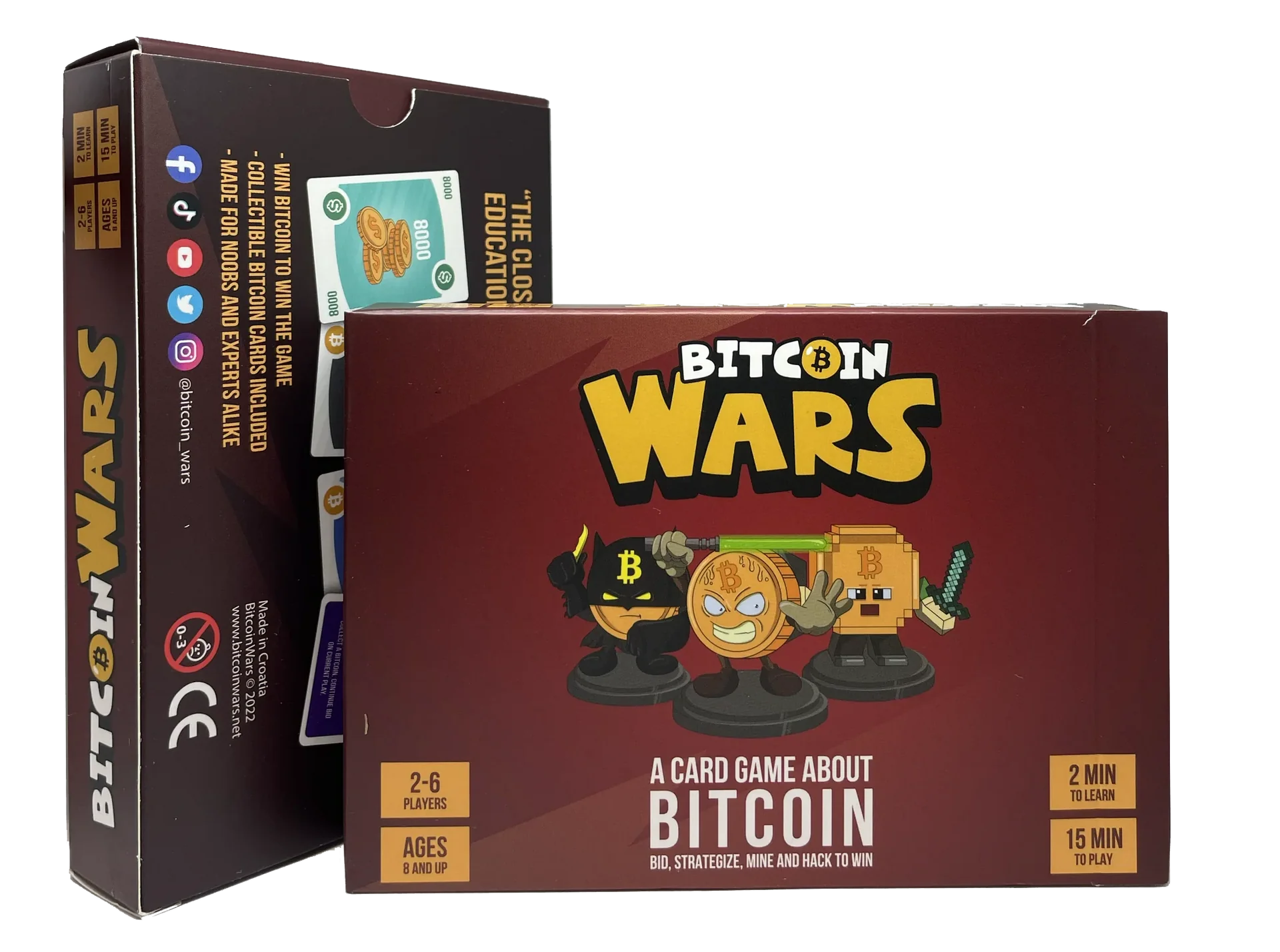Bitcoin Wars | Family Friendly Bidding Board Game