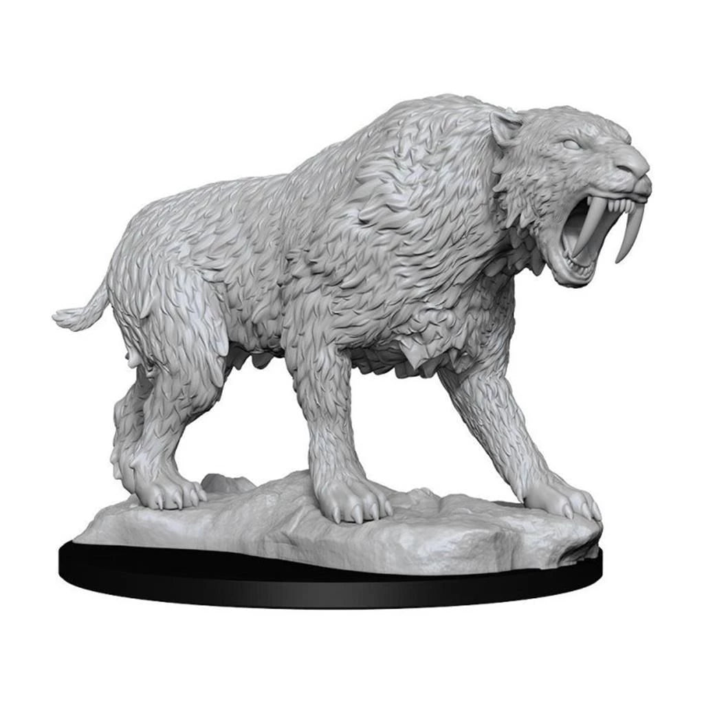 DnD Miniature Wizkids Deep Cuts Saber-Toothed Tiger