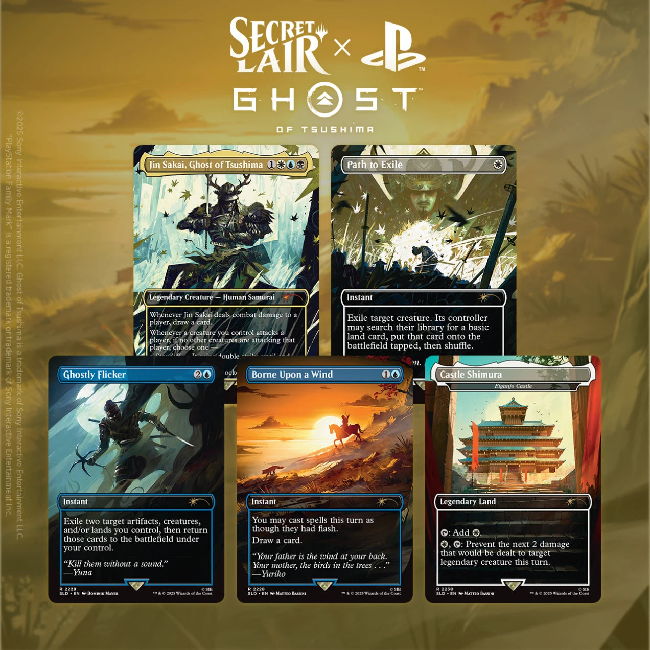 MTG - Secret Lair x Ghost of Tsushima (non foil)