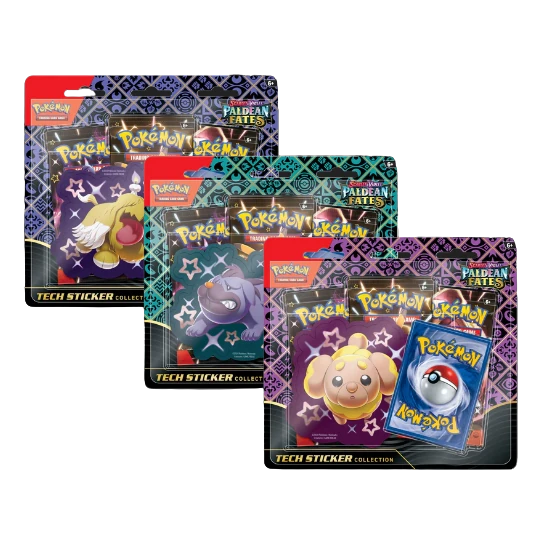 Pokemon TCG Paldean Fates Tech Sticker Collection