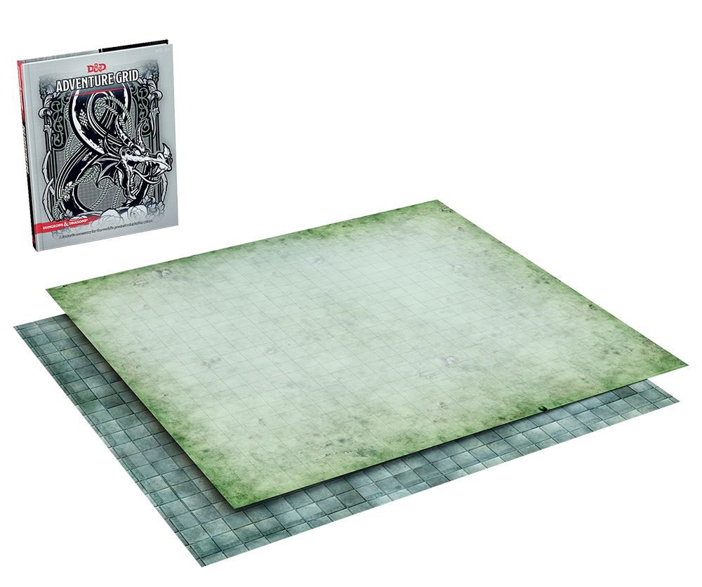 D&D Double Sided Adventure Grid - Dungeon and Forest Floor