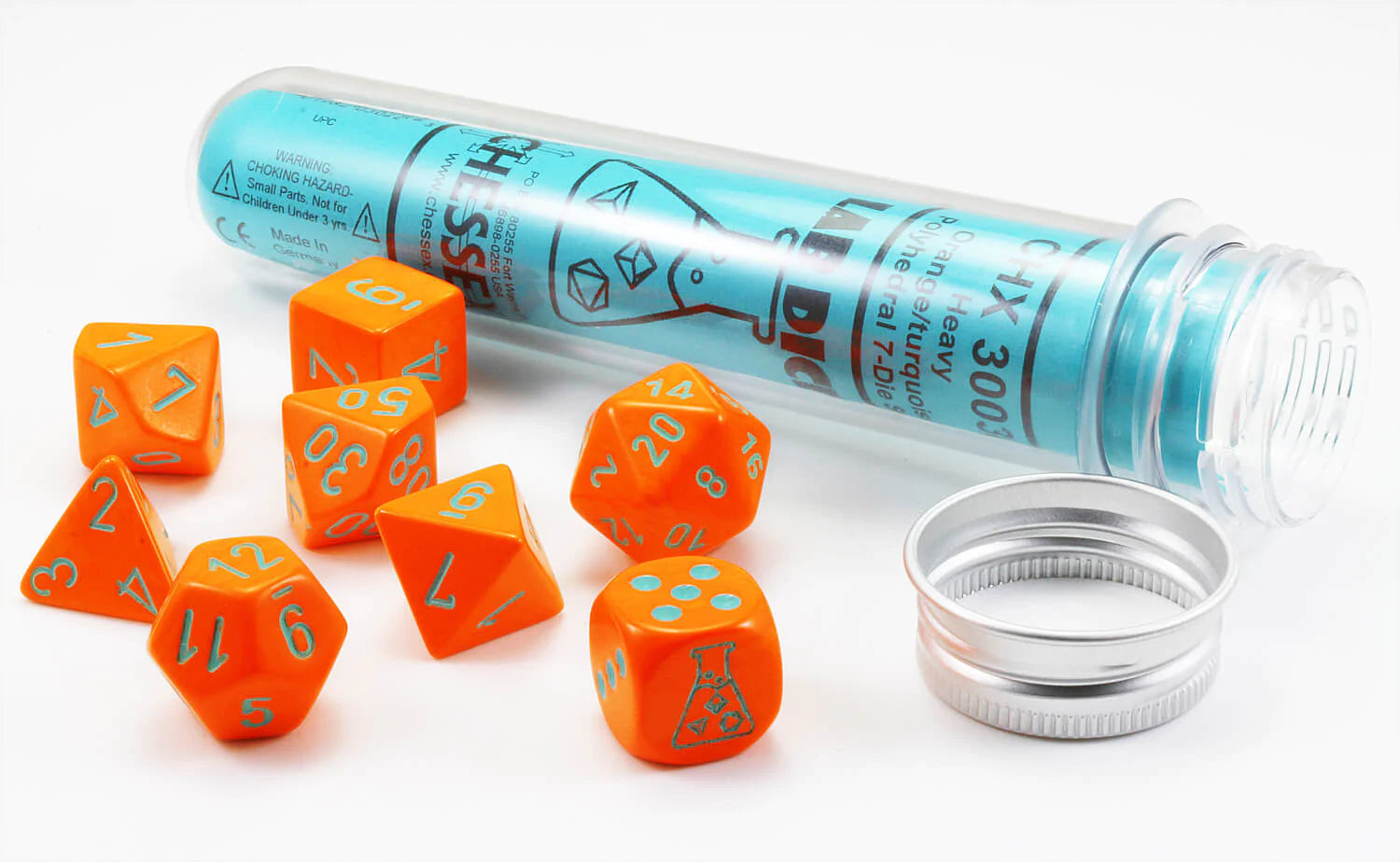 Chessex Lab Dice - 8 Polyhedral Die Set